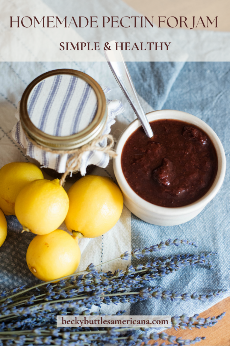 Easy Homemade Pectin for Jam